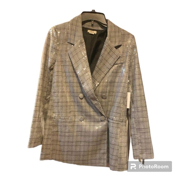 Jason Wu | Jackets & Coats | Nwt Jason Wu Shimmer Double Breasted Tweed ...